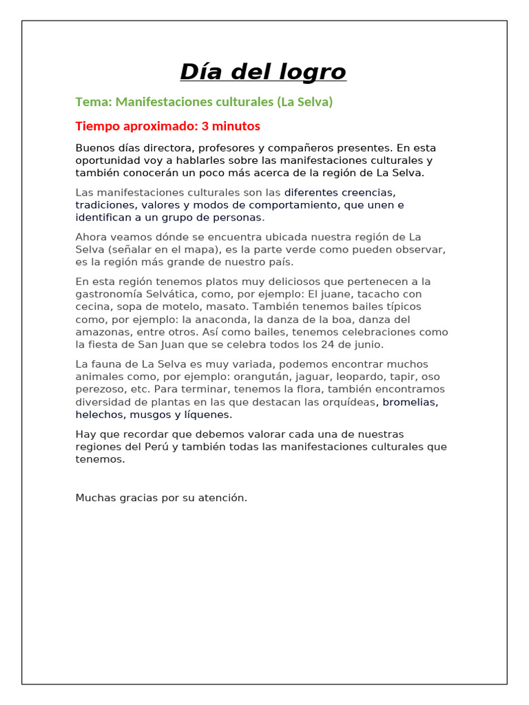 Manifestaciones Culturales-Anyali | PDF