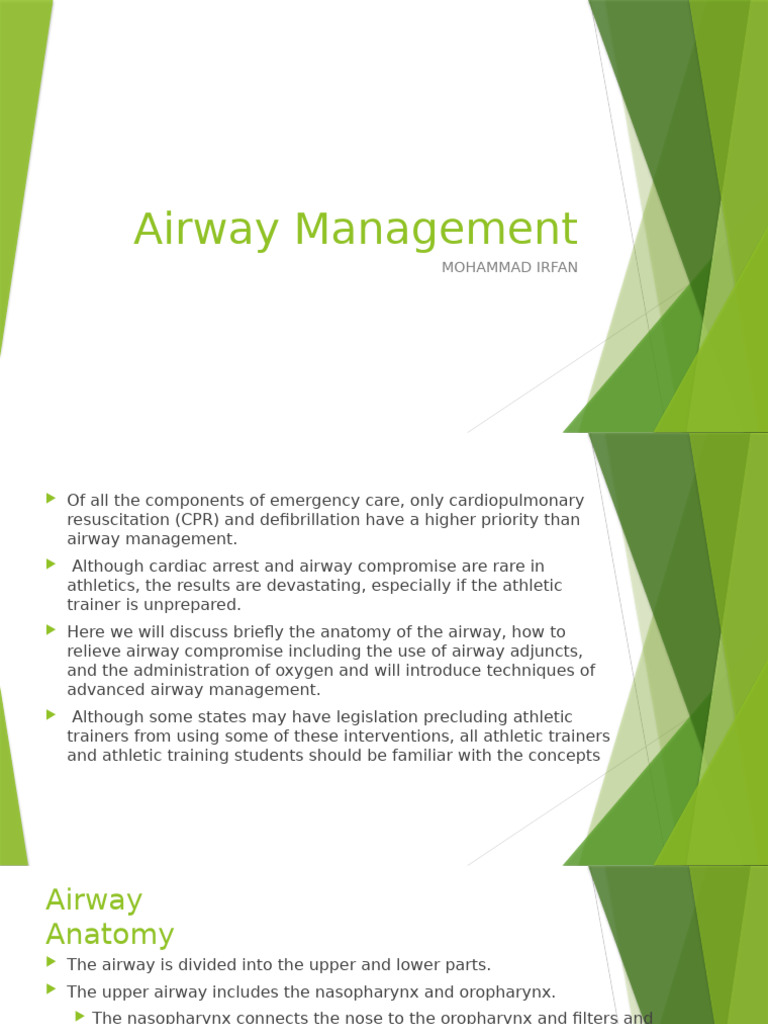 Airway Management | PDF