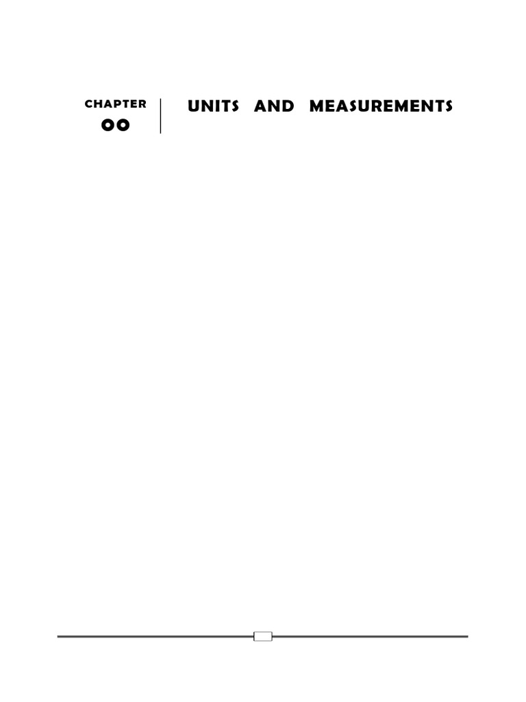 Units and Measurements Notes | PDF