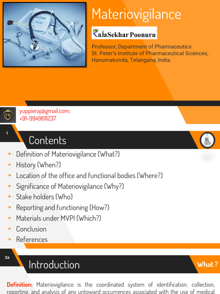 Materiovigilance | PDF