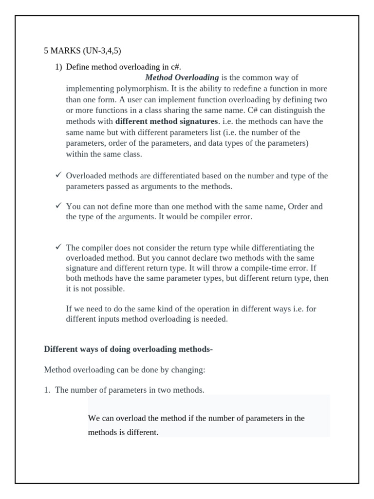 UN 3,4,5 5marks | PDF
