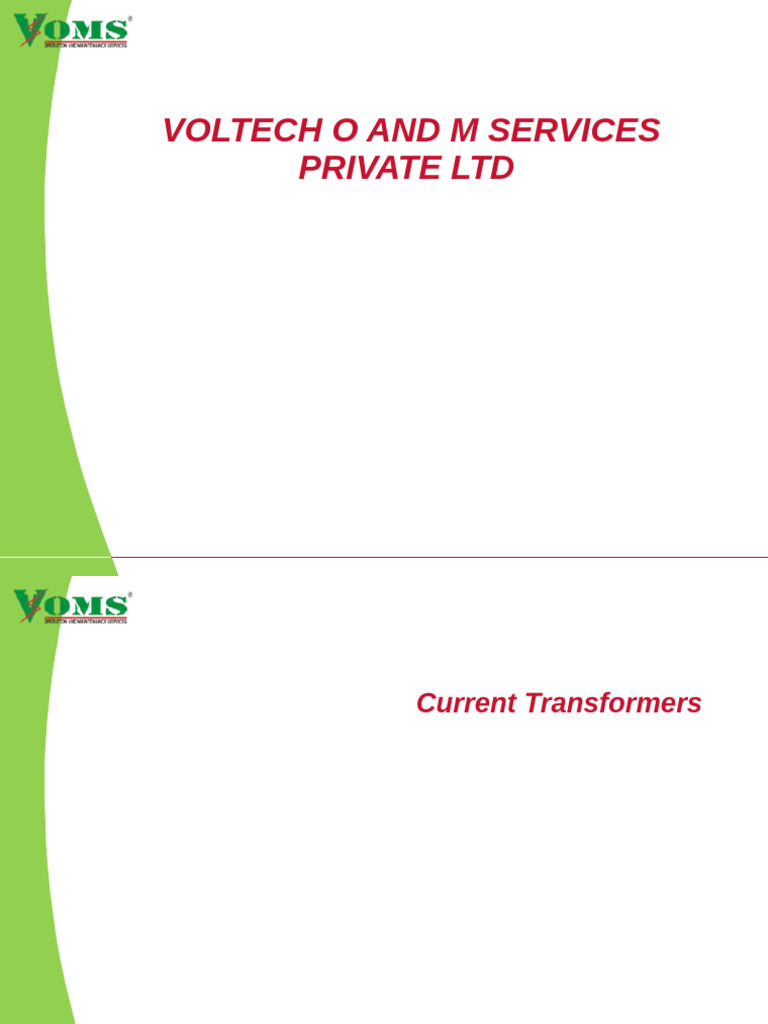 Current Transformer Working Principles | PDF | Transformer | Materials ...