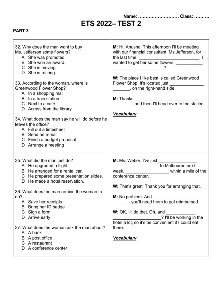 Ets 2022 - Test 2 - Part 3 4 | PDF