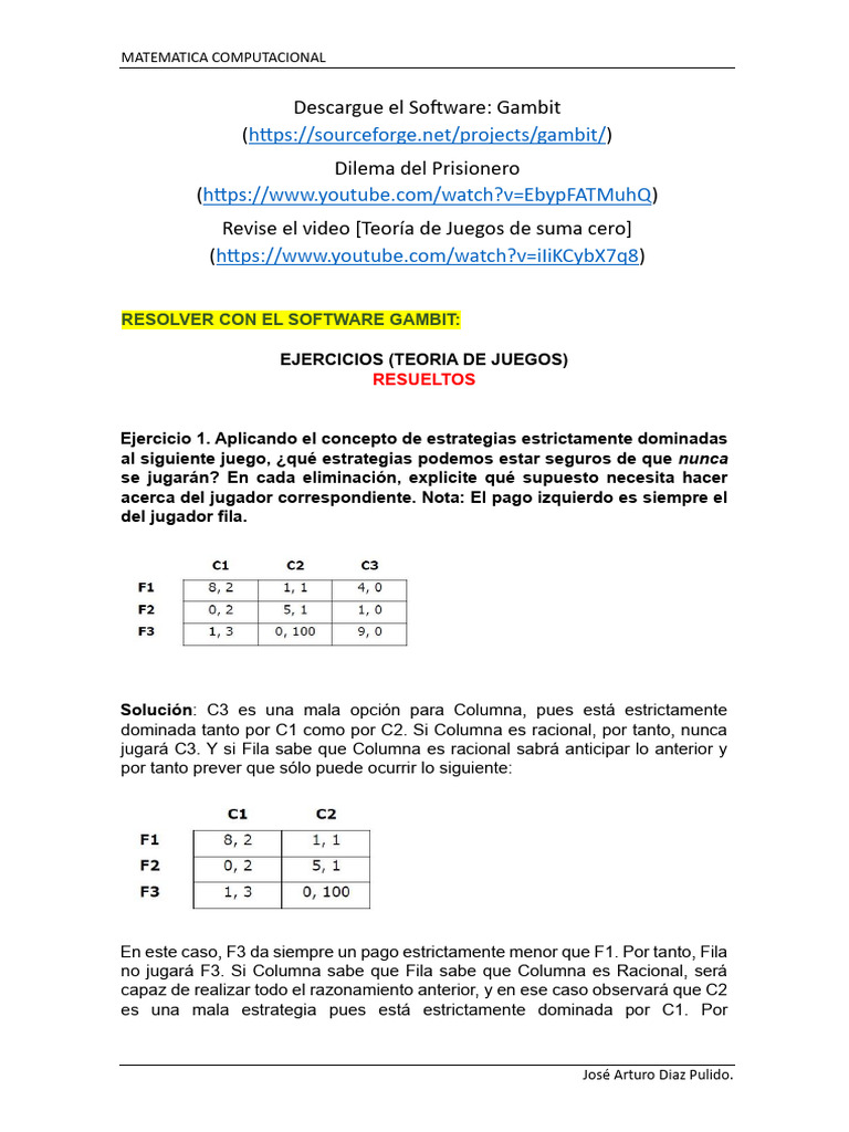 Ejercicios Mat Computacional | PDF