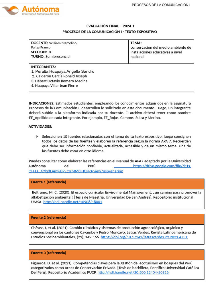 Examen Final Comunicacion | PDF