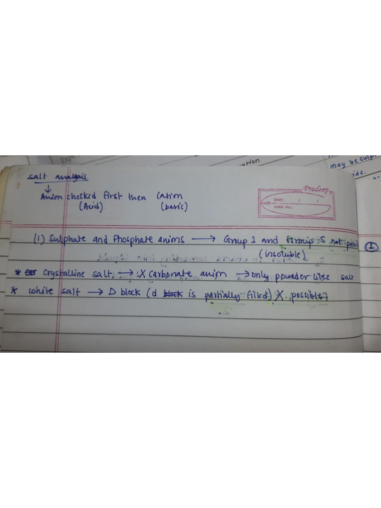 Chem Observation Notebook-1 | PDF