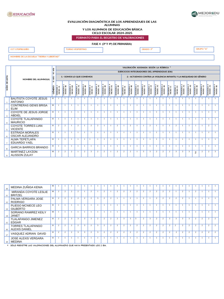 mejoredu 3° 2024-2025 | PDF