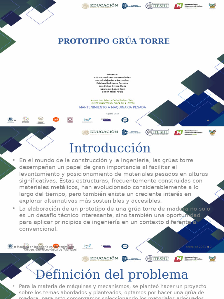 Prototipo Grúa Torre MMP | PDF