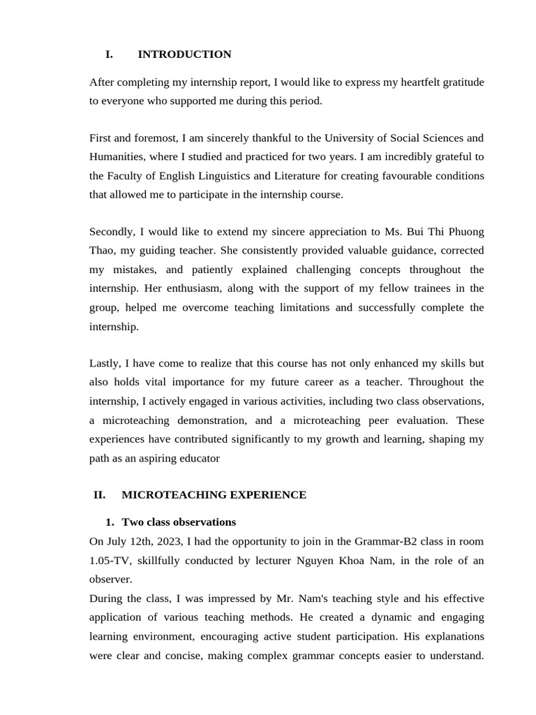 Internship Report | PDF