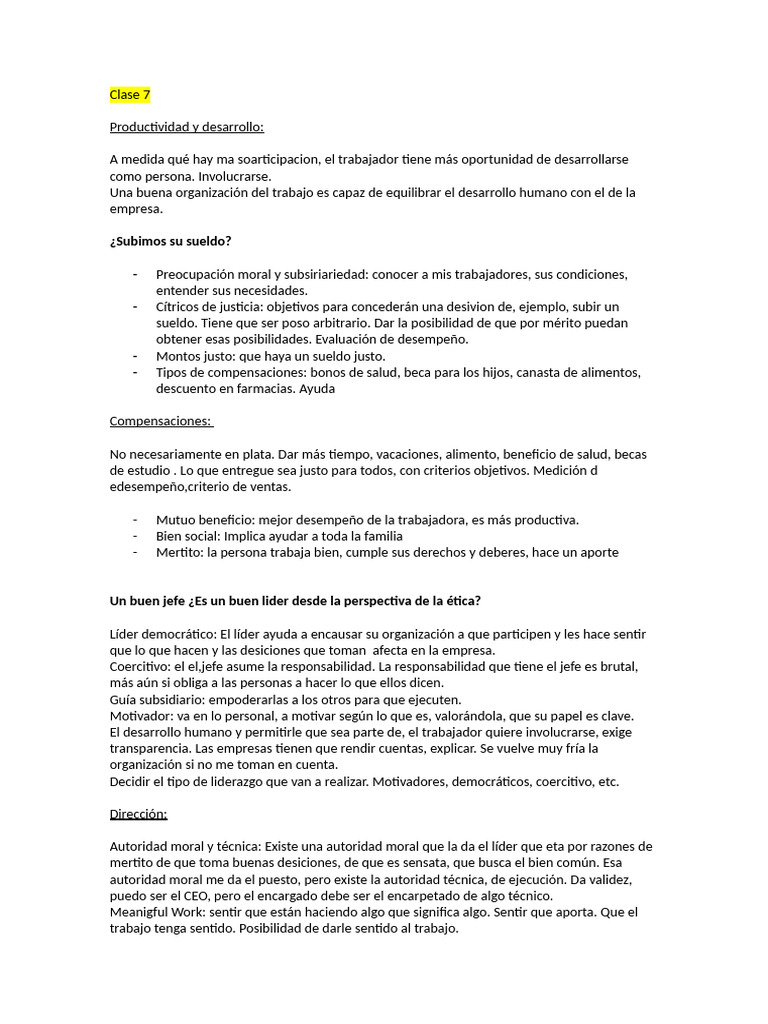 Liderazgo Ético y Compensación Justa | PDF | Business | Moralidad