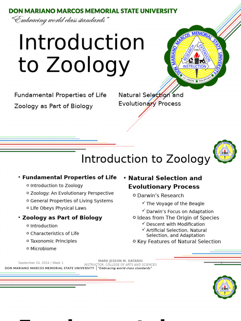 PSYN 101 3. Introduction To Zoology | PDF