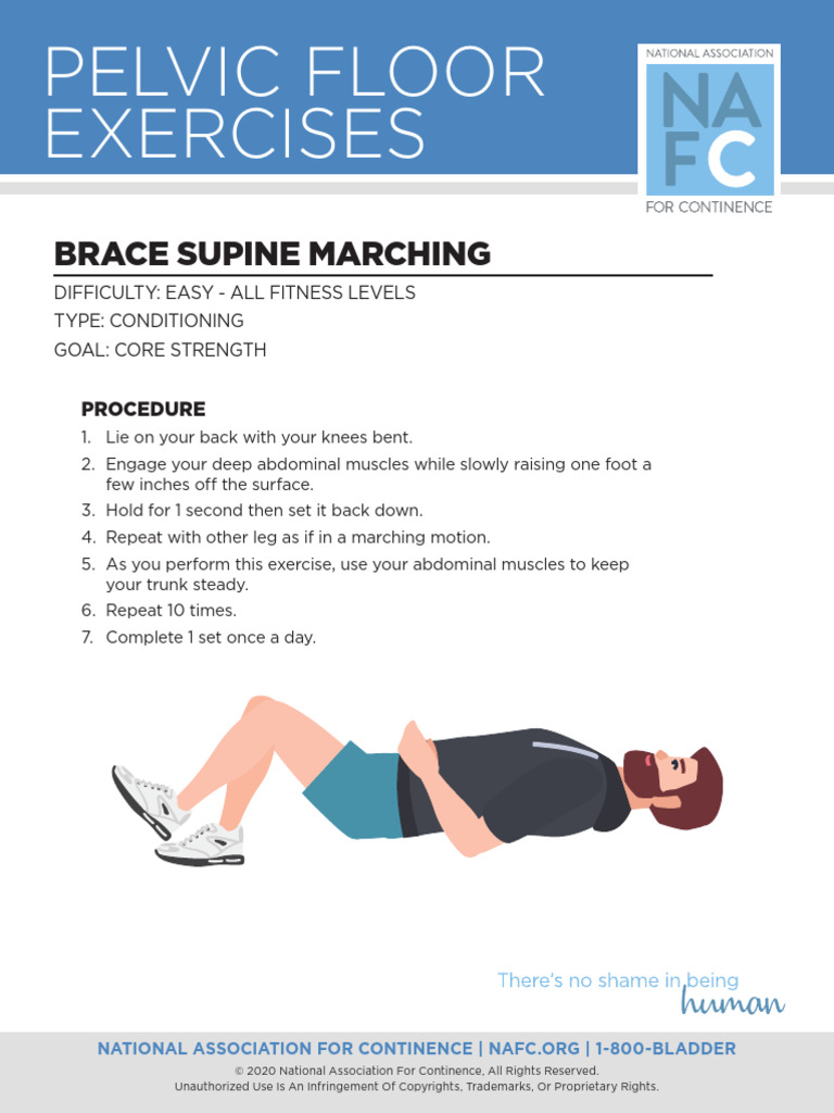 Brace Supine Marching Instructional | PDF