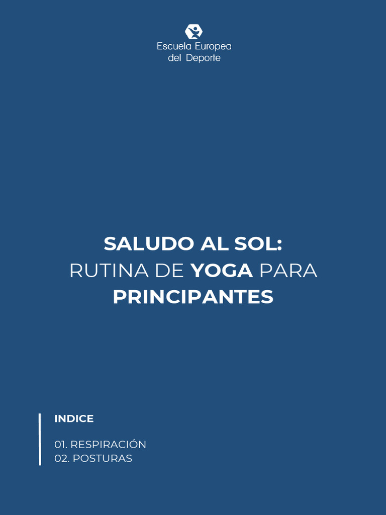 Saludo Al Sol | PDF | Yoga | Estilo de vida
