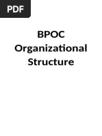 BCPC Organizational Structure Overview | PDF | Wellness
