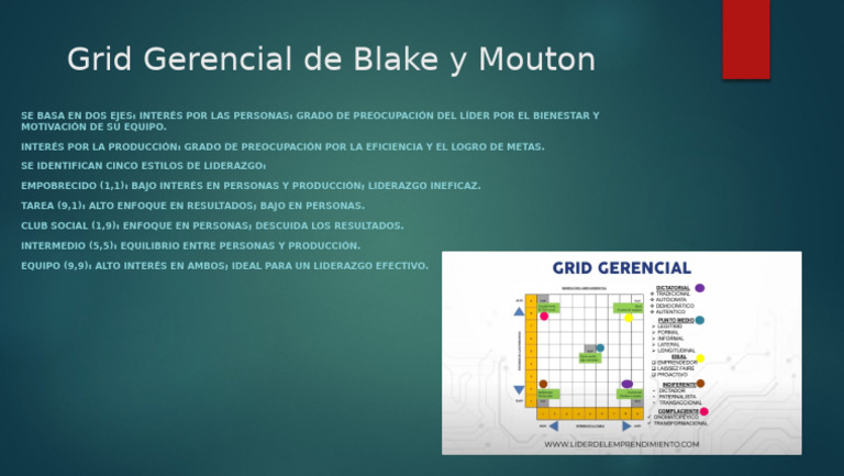 Grid Gerencial de Blake y Mouton | PDF