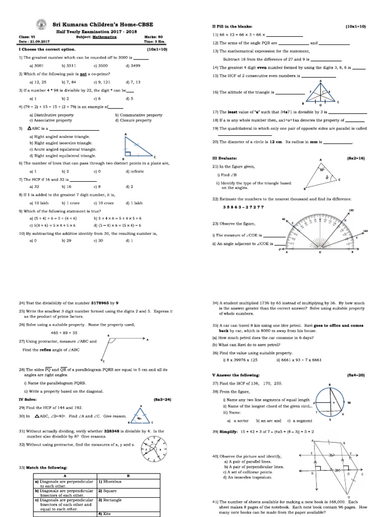 Maths Combine 02 | PDF
