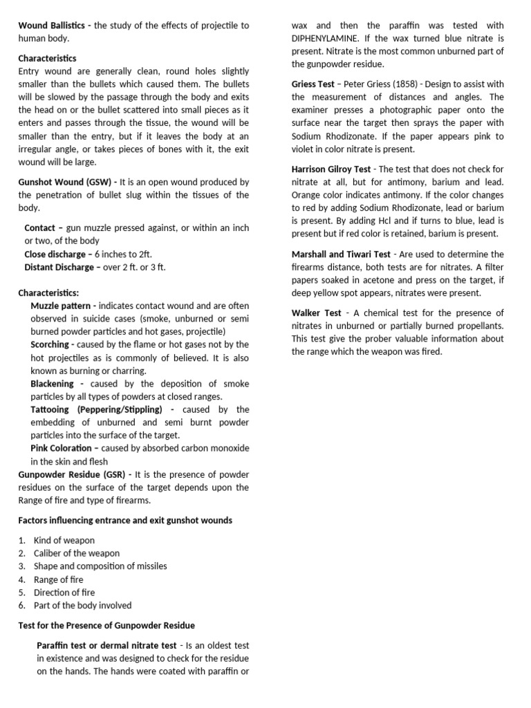 Wound Ballistics | PDF