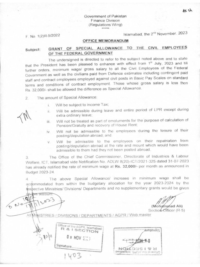 @32000 Minimum Wages | PDF