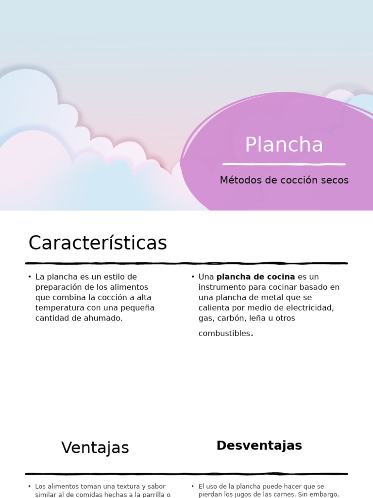 Plancha | PDF