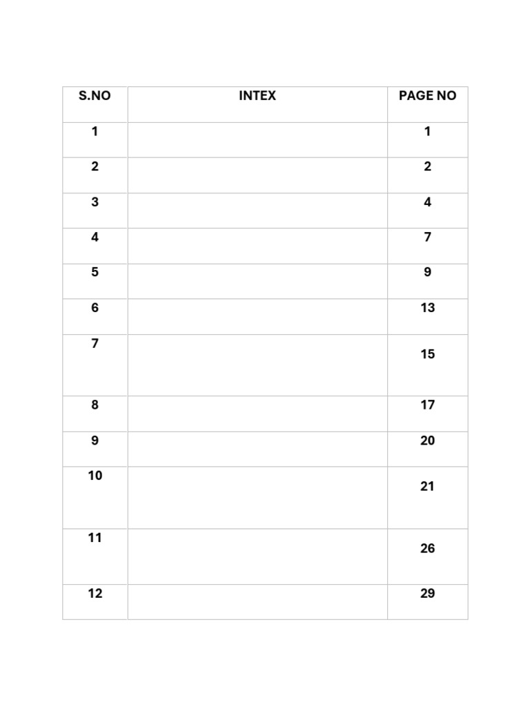 INTEX | PDF