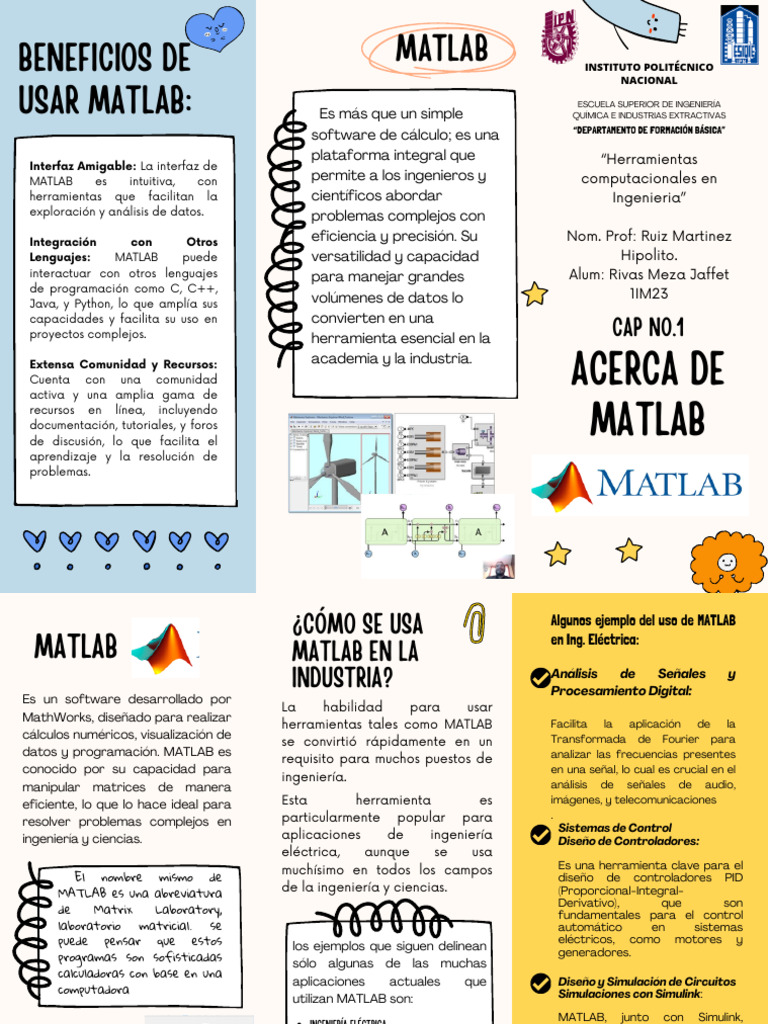 Triptico Cap. 1 Matlab | PDF | Computers | Technology & Engineering