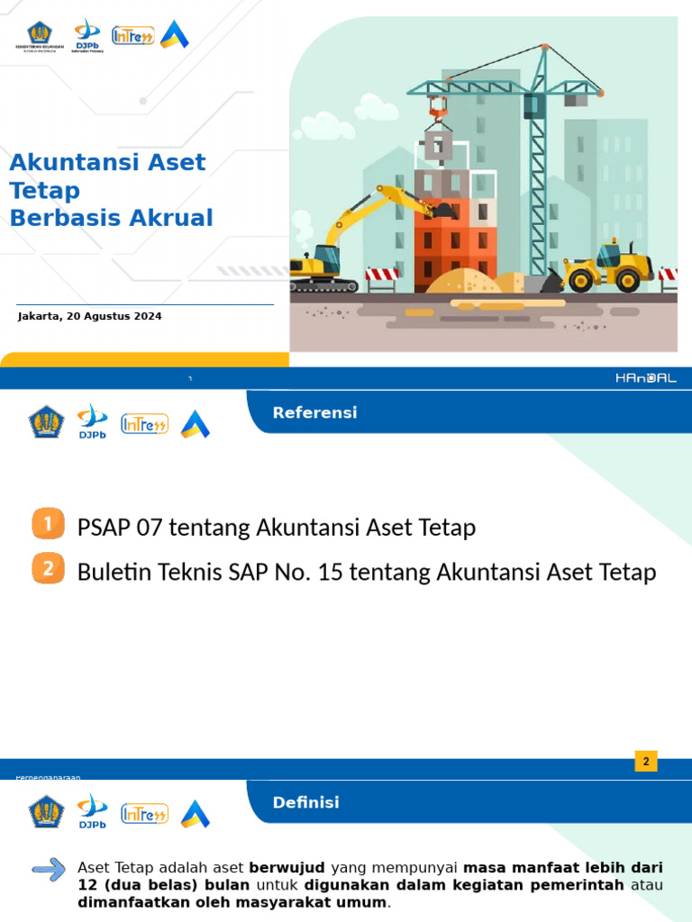 Bimbingan Online SAI - PSAP Aset Tetap | PDF