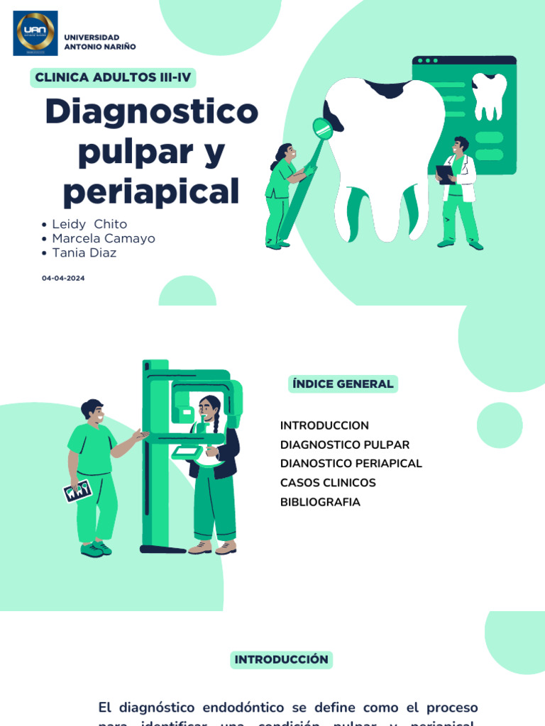 Diagnóstico Pulpar y Periapical | PDF