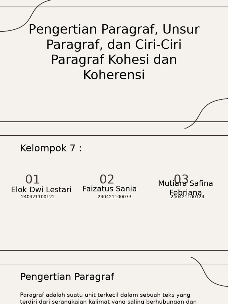 Bhs Indonesia (Paragraf) . | PDF