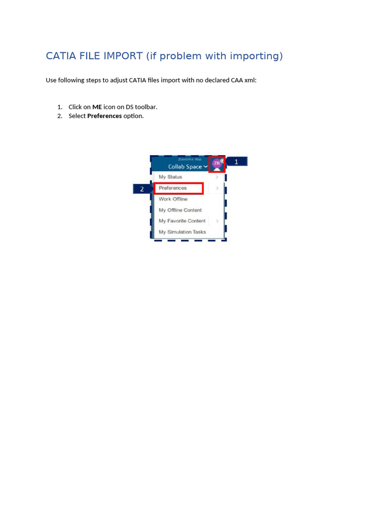 CATIA FILE IMPORT Solution | PDF