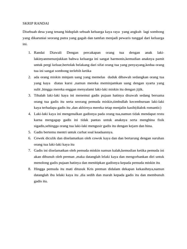 TEKS RANDAI. (Perbaikan Indrie) | PDF