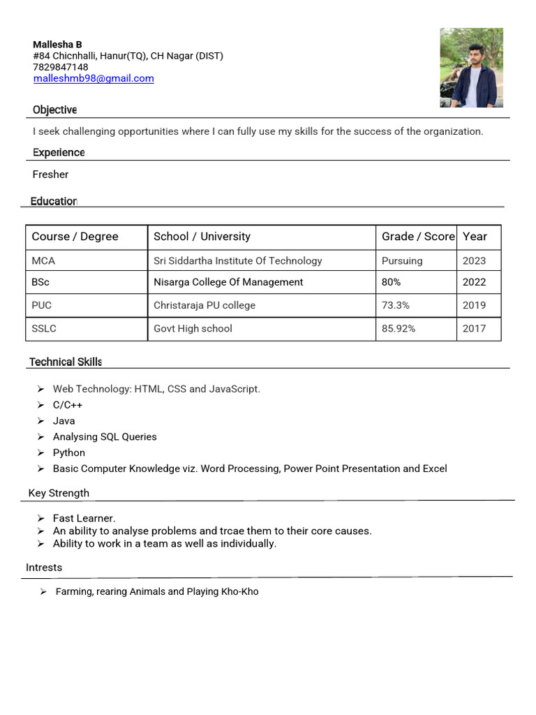Resume mb1 | PDF