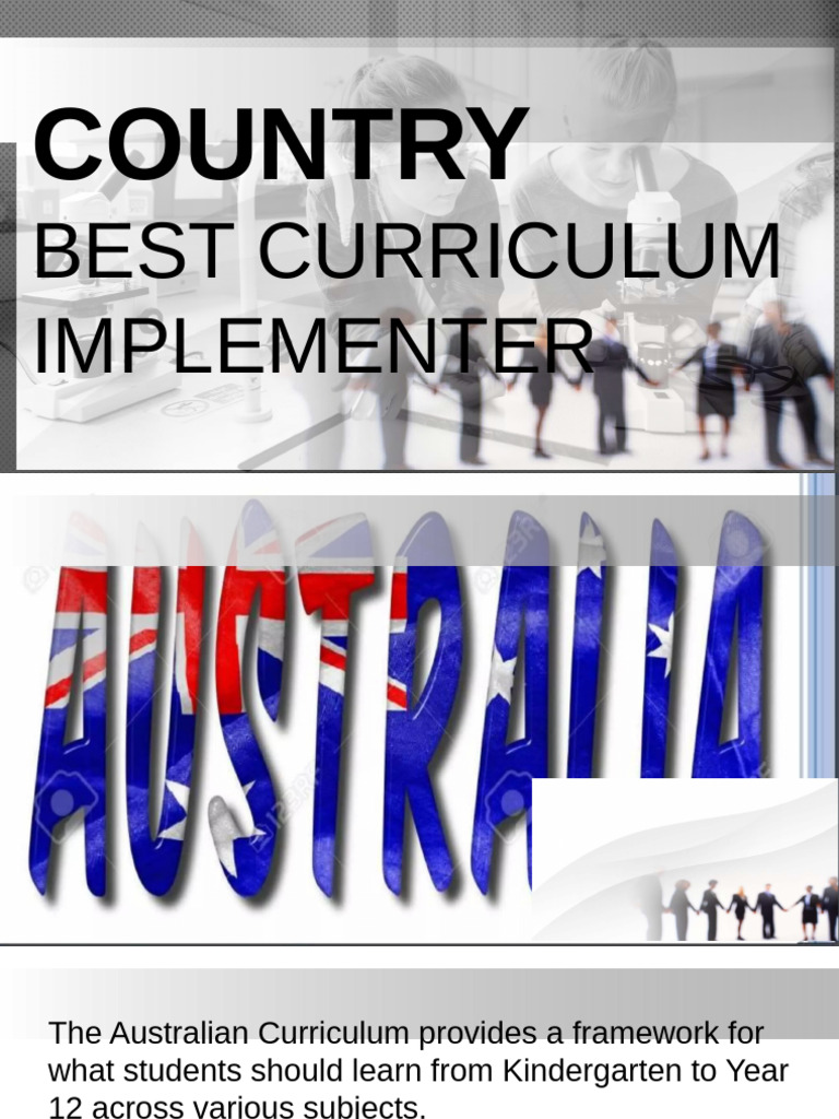 Country Best Curriculum (Australia) | PDF
