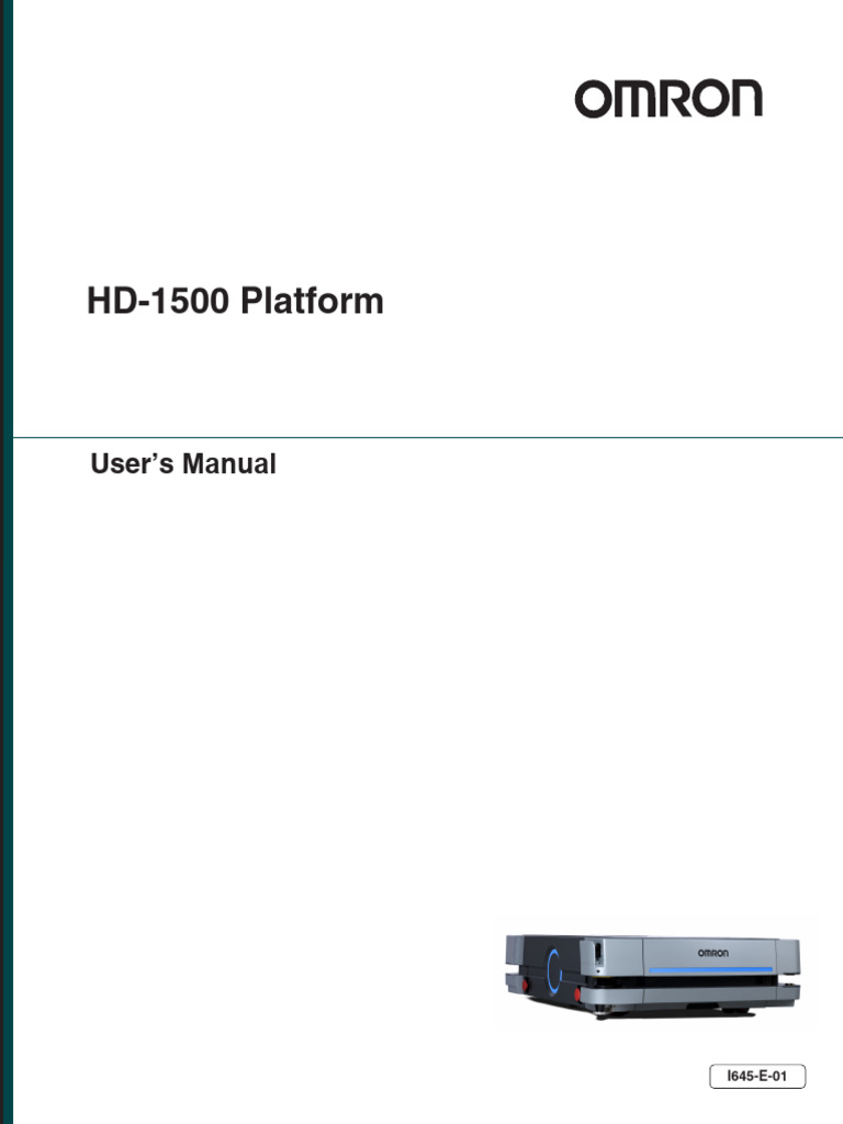 HD-1500 Platform: Manual | PDF