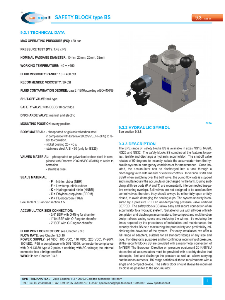 SAFETY-BLOCK-type-BS | PDF