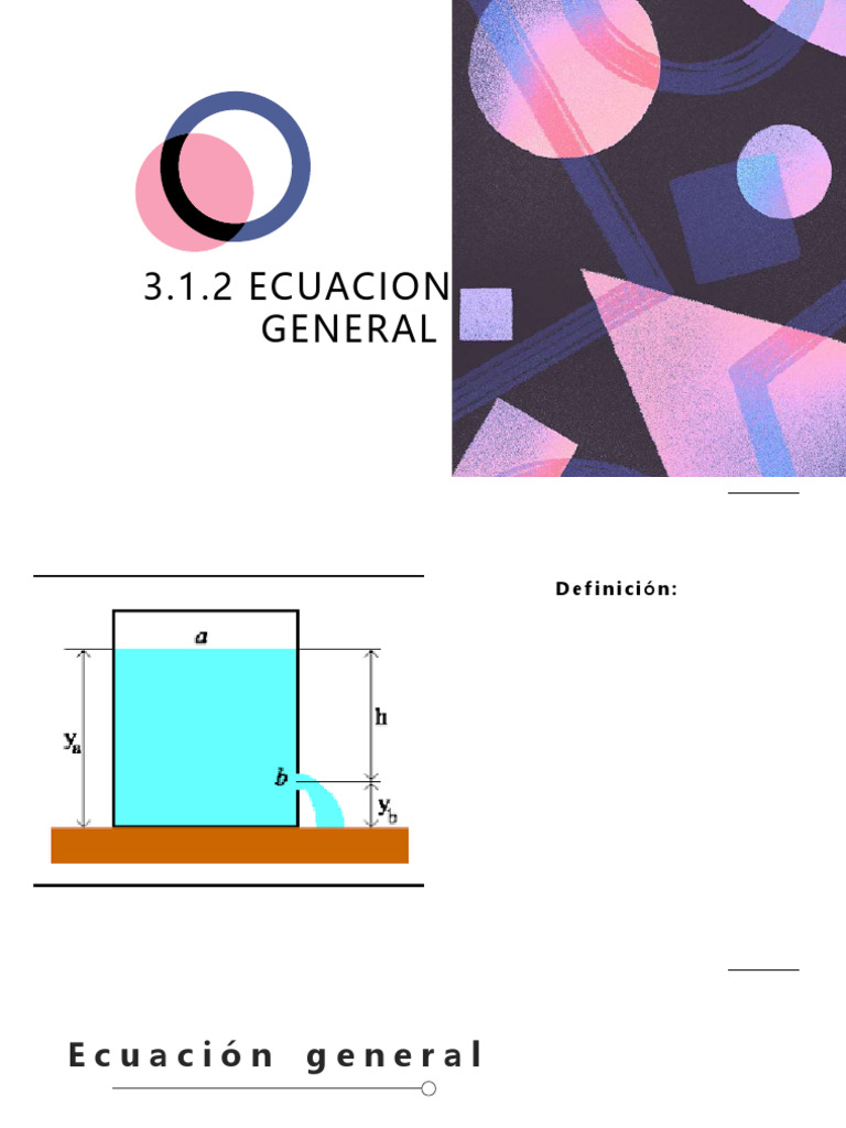 Ecuación General de Los Orificios | PDF