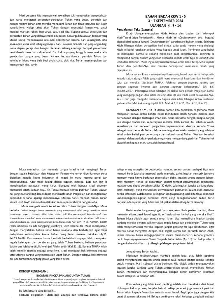 ULANGAN 4 9 14 | PDF