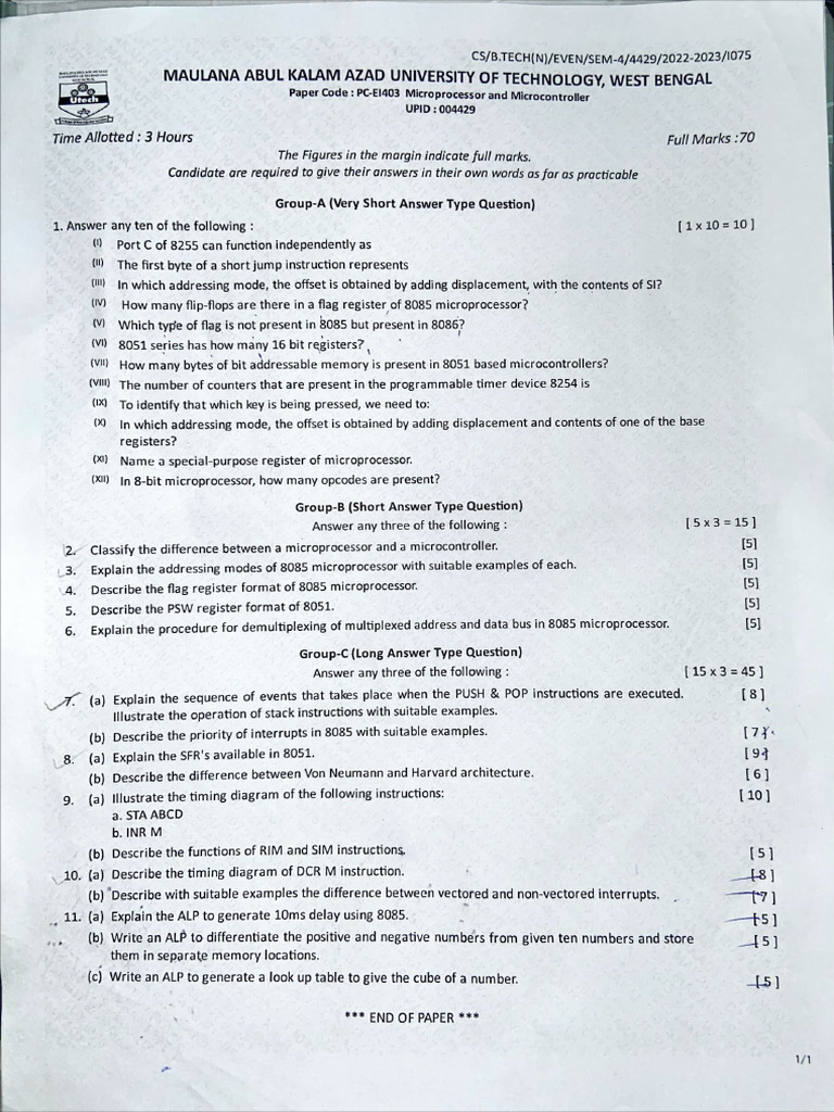 microprocessor-and-microcontroller | PDF
