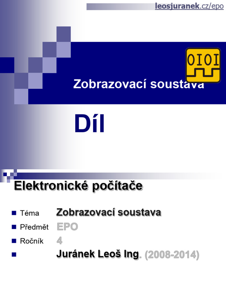 SPSE EPO 05a Zobrazovaci Soustava | PDF