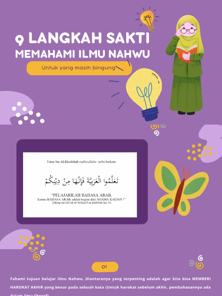 9 Langkah Sakti Memahami Ilmu Nahwu | PDF