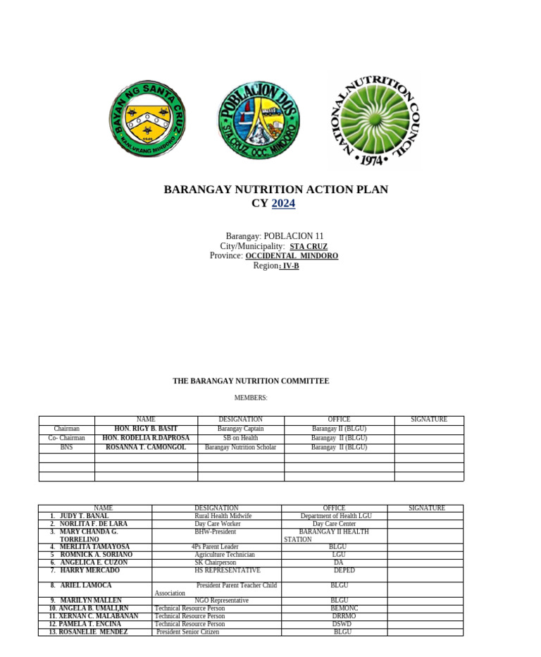 BNAP Cover Page | PDF