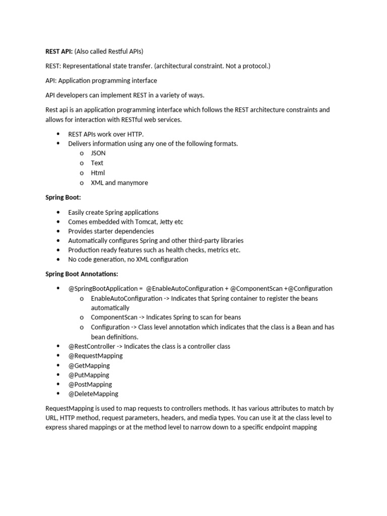 Rest Api | PDF