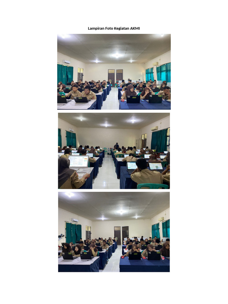 Lampiran Foto Kegiatan AKMI | PDF