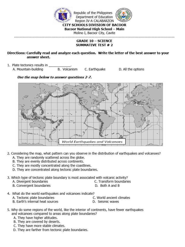 SUMMATIVE TEST 2 With TOS | PDF