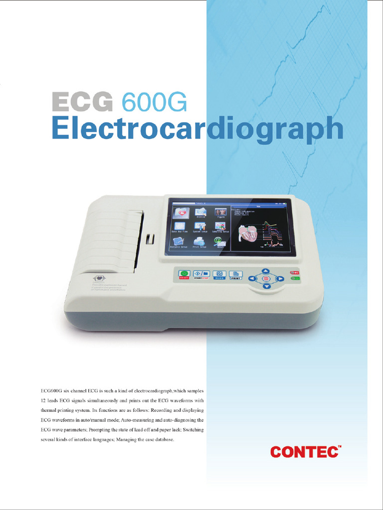 Contec Ecg600g | PDF