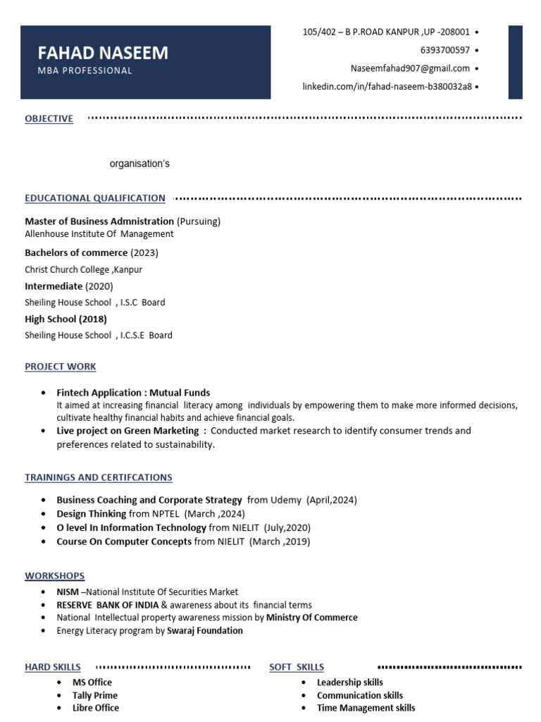 Final Resume 2 | PDF
