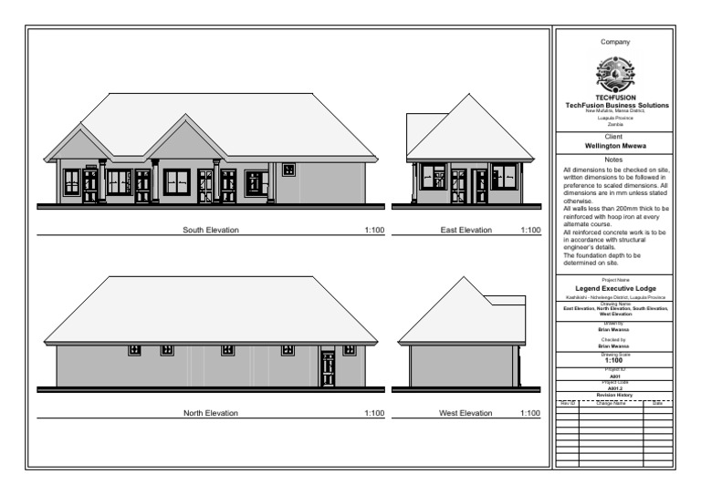 A001 - Elevations | PDF