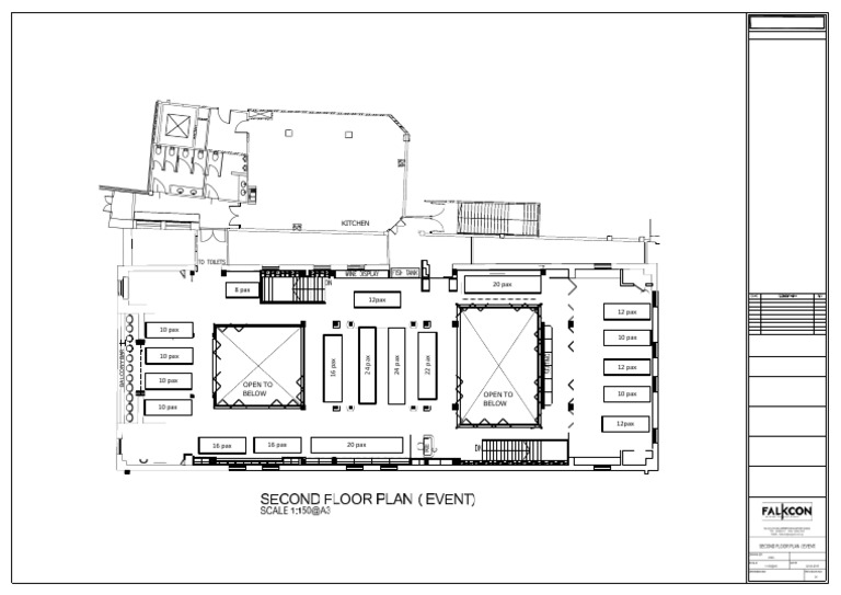 Sit Down Layout - 274PAX Max Capacity | PDF