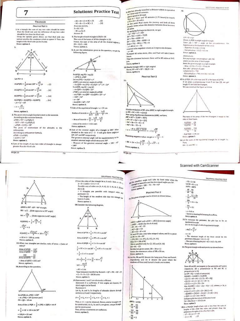 Geometry Solution | PDF