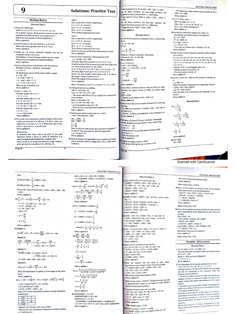 Solution Algebra | PDF