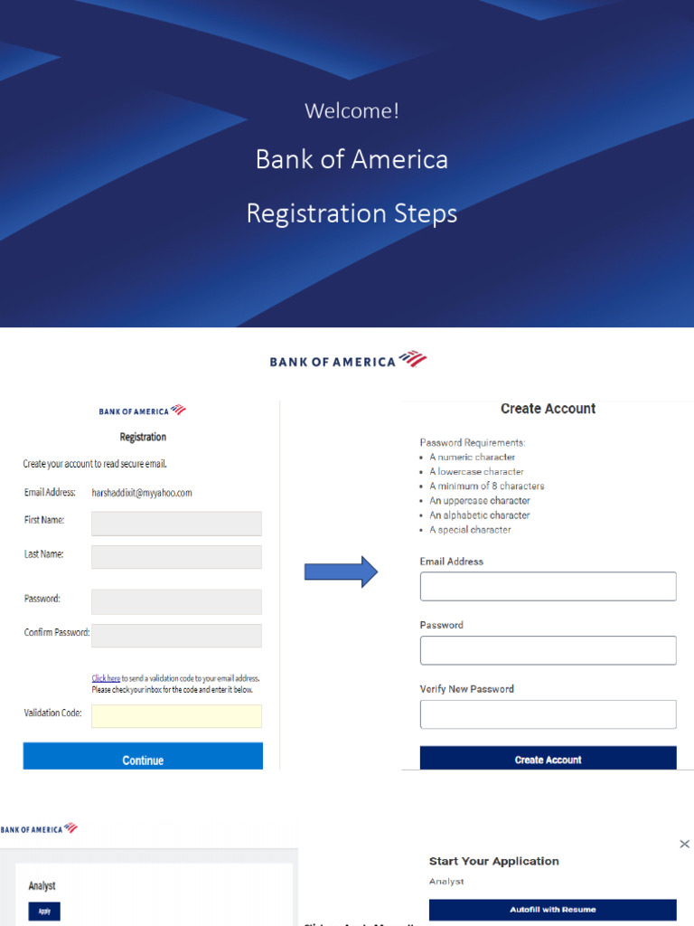 BOFA PPT-Registration Steps | PDF